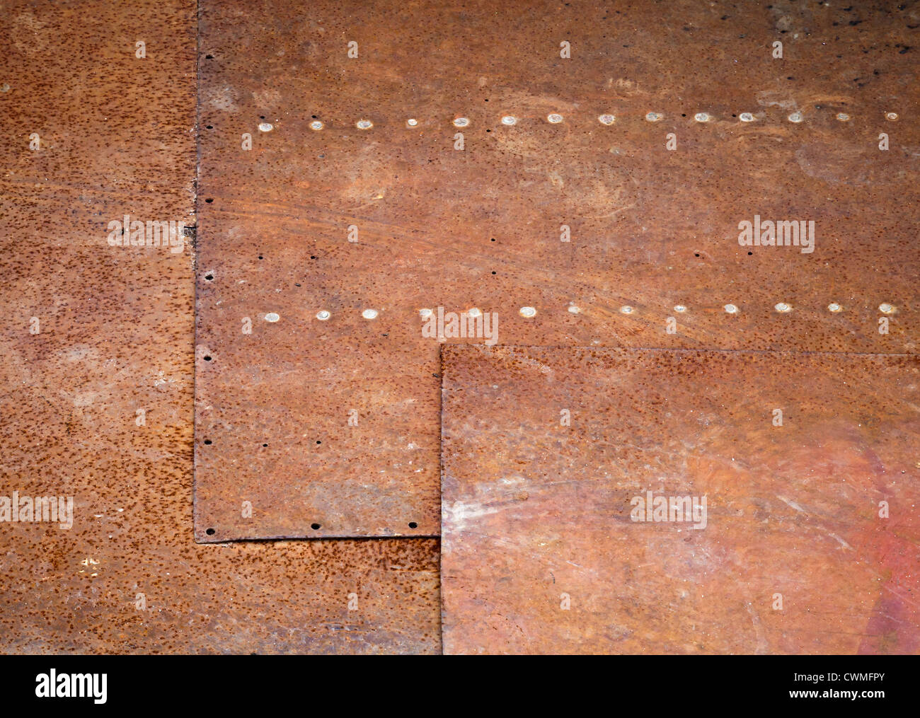 Rusted metal wall detailed grunge photo texture Stock Photo - Alamy