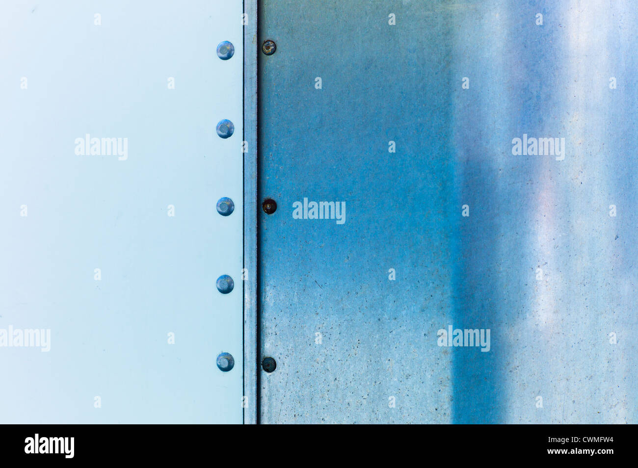 Detail of metal with rivets Stock Photo - Alamy