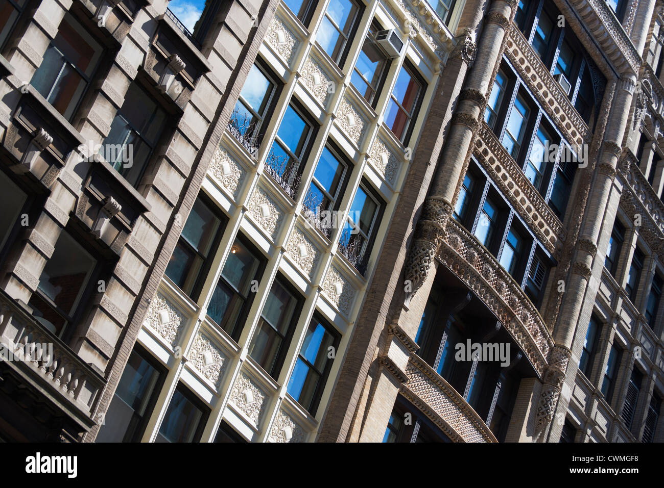 USA, New York City, Apartment buildings Stock Photo - Alamy