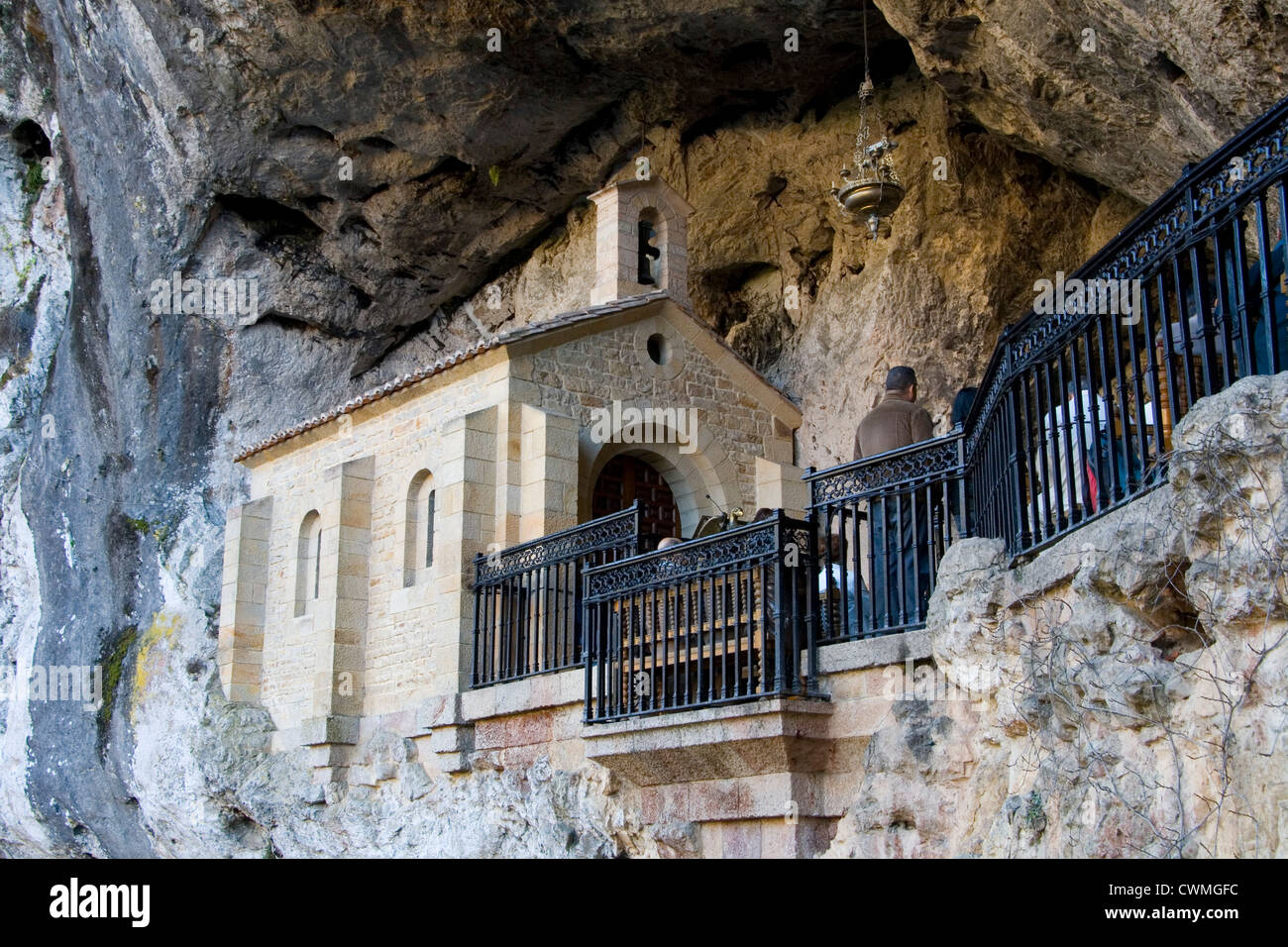 Santa Maria cave in Covadonga, Asturias Stock Photo - Alamy