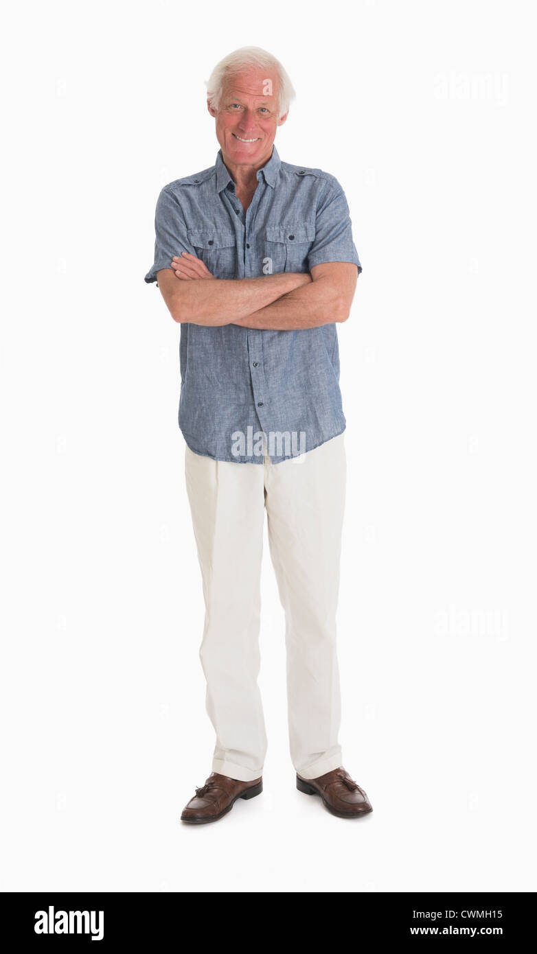 Portrait senior caucasian male Cut Out Stock Images & Pictures - Alamy