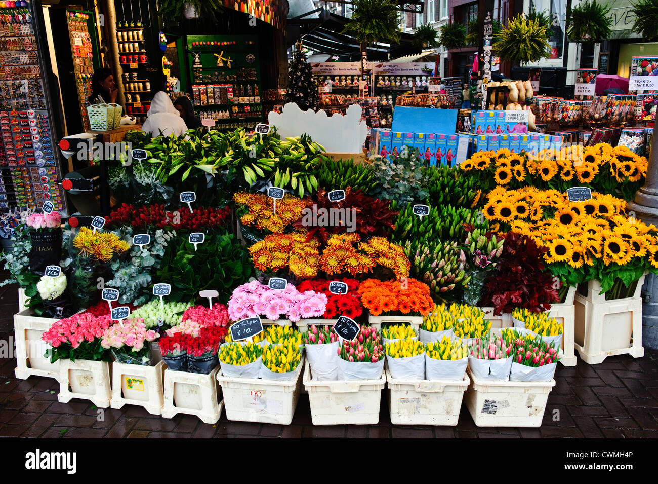 Flowers at the Flower Market Stock Photo - Alamy