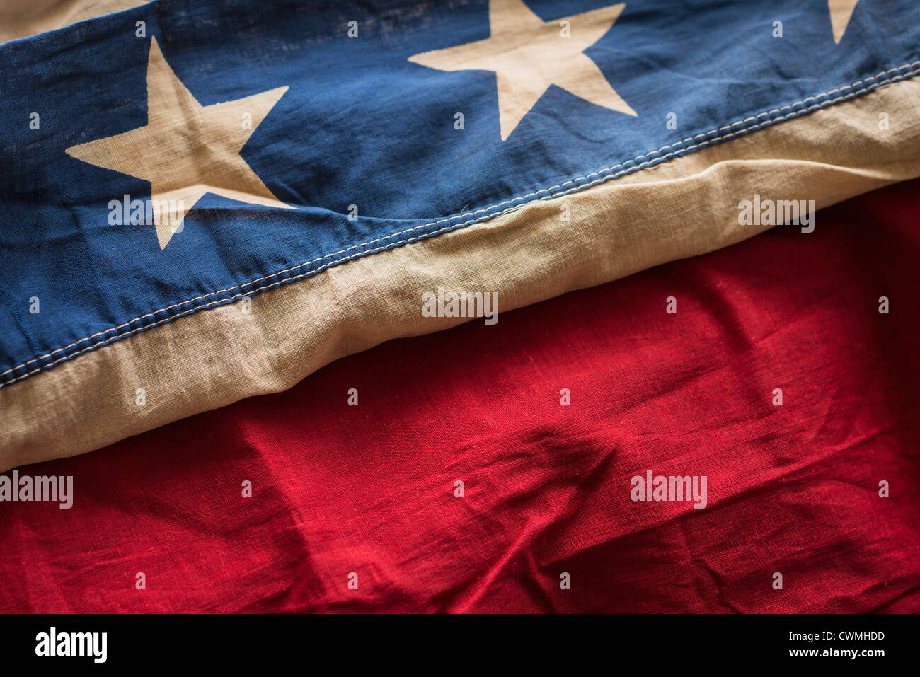 Antique American flag Stock Photo - Alamy