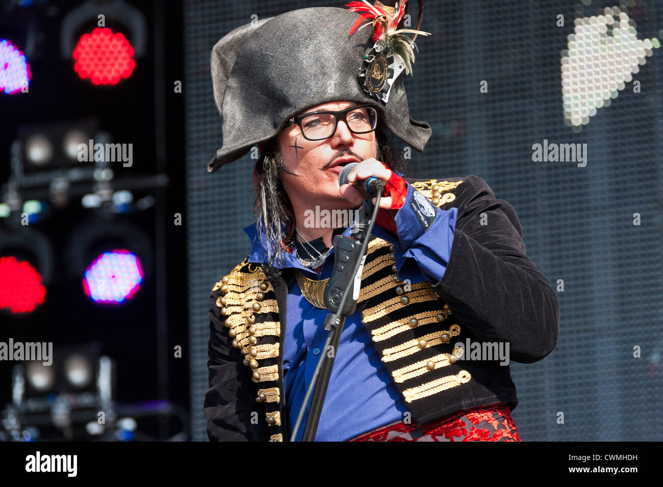 Adam Ant performs on stage at the Rewind Festival Henley on Thames 2012 ...