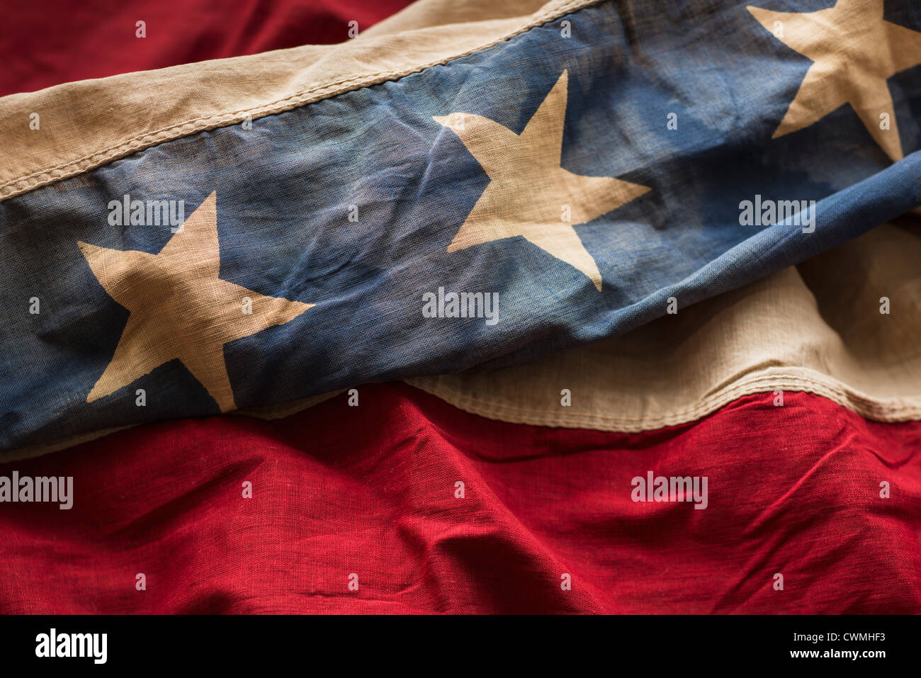 Antique American flag Stock Photo - Alamy