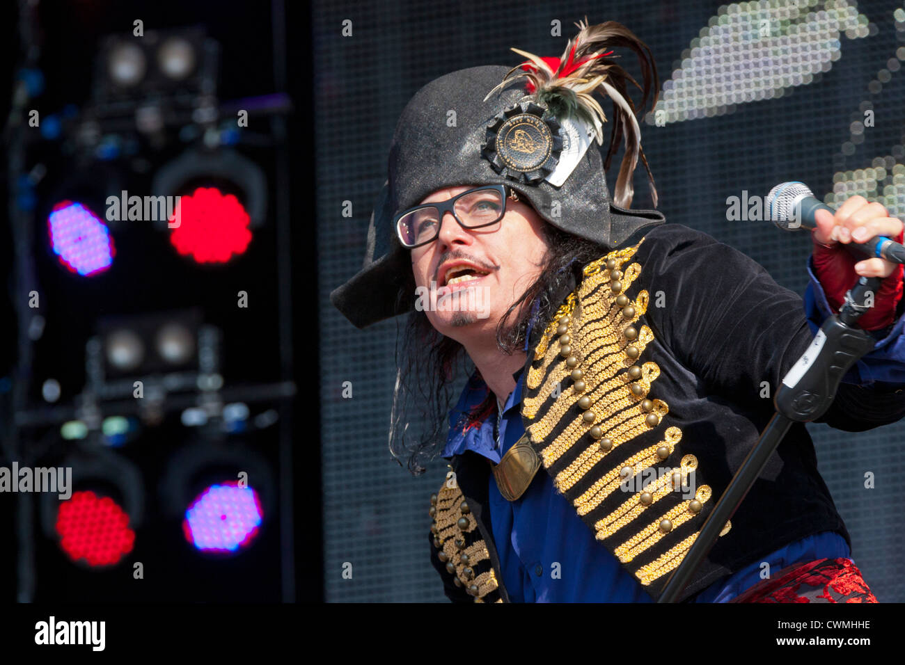 Adam Ant performs on stage at the Rewind Festival Henley on Thames 2012 ...