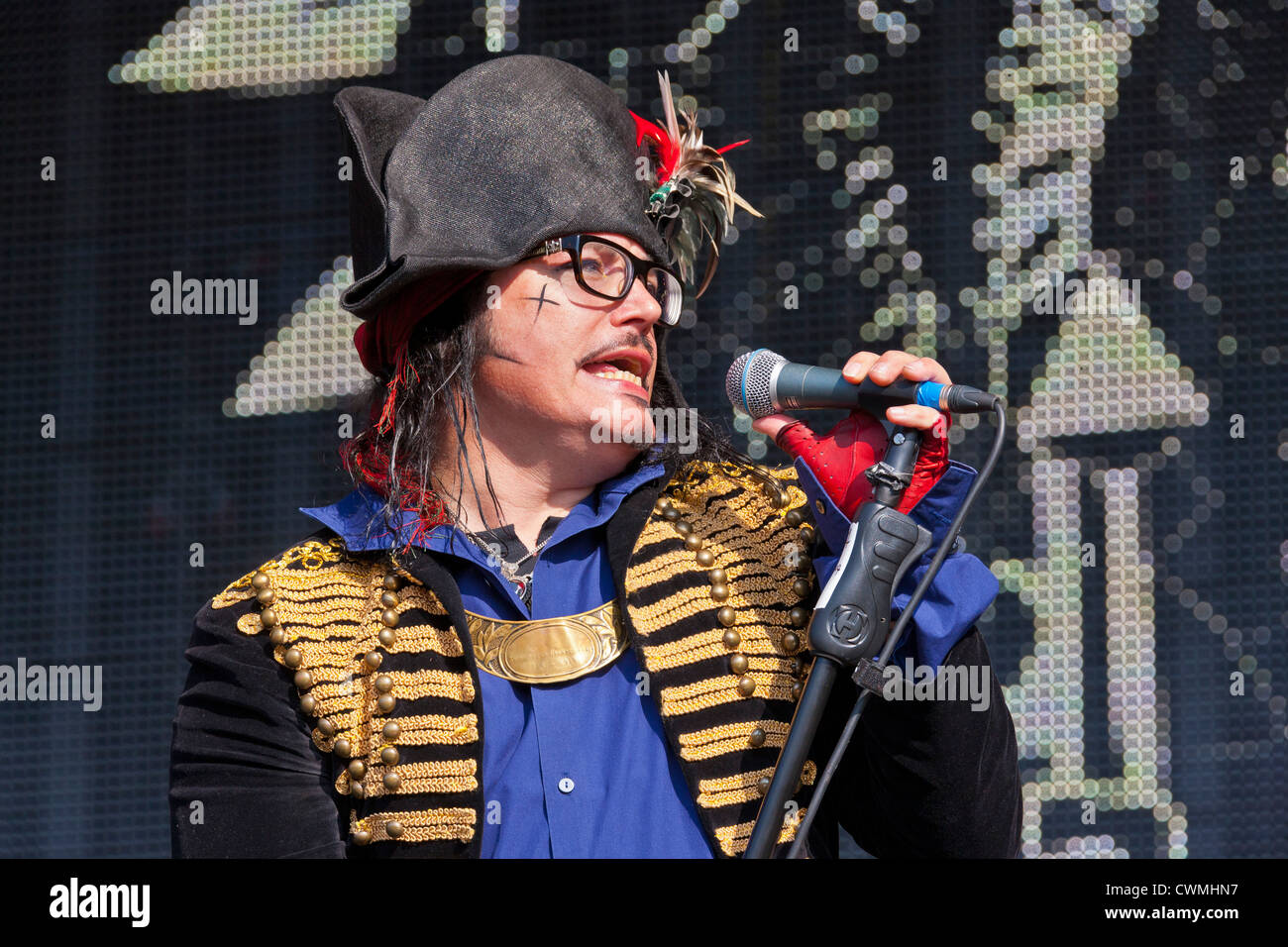 Adam Ant performs on stage at the Rewind Festival Henley on Thames 2012 ...