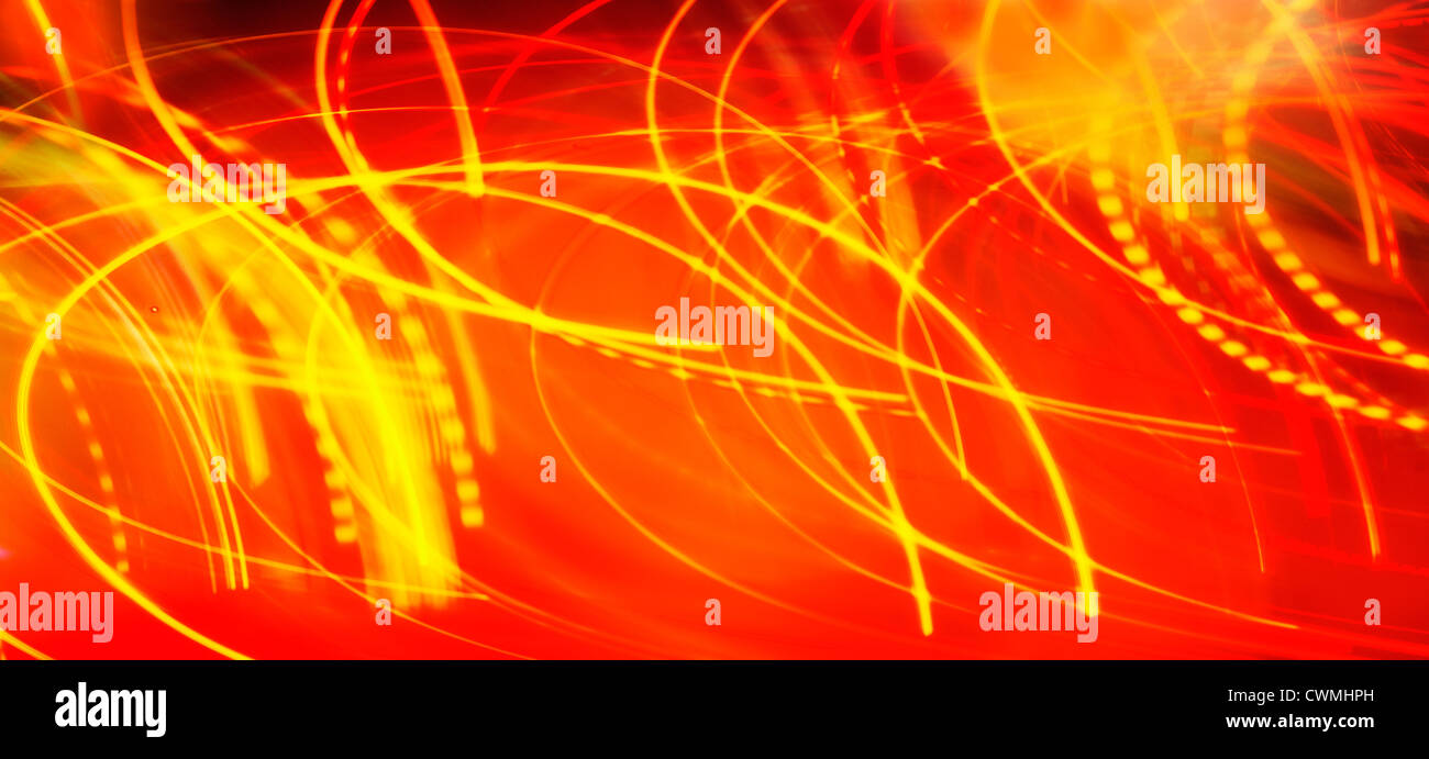 Trail of orange light hi-res stock photography and images - Alamy