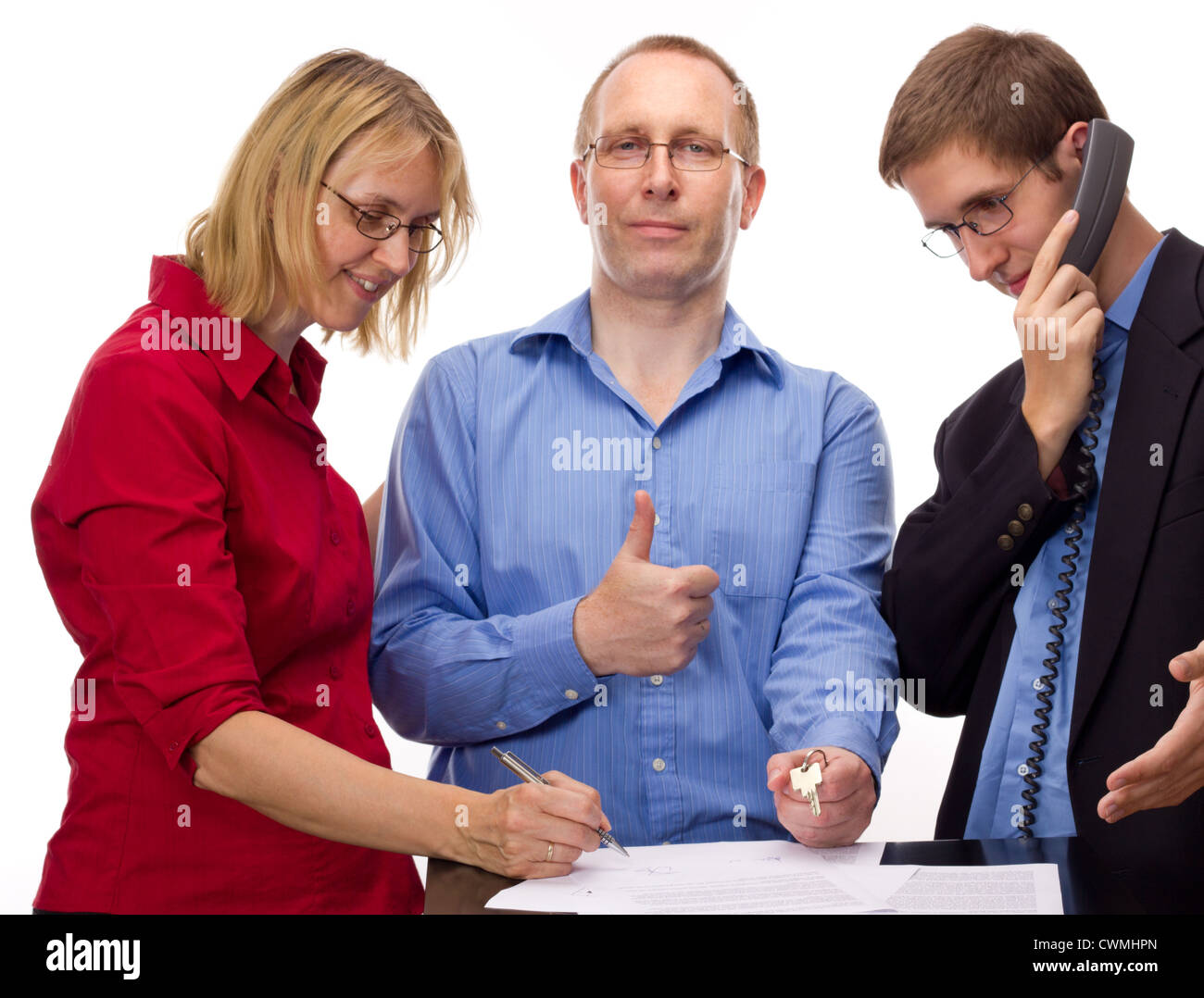 People signing of an agreement Stock Photo - Alamy