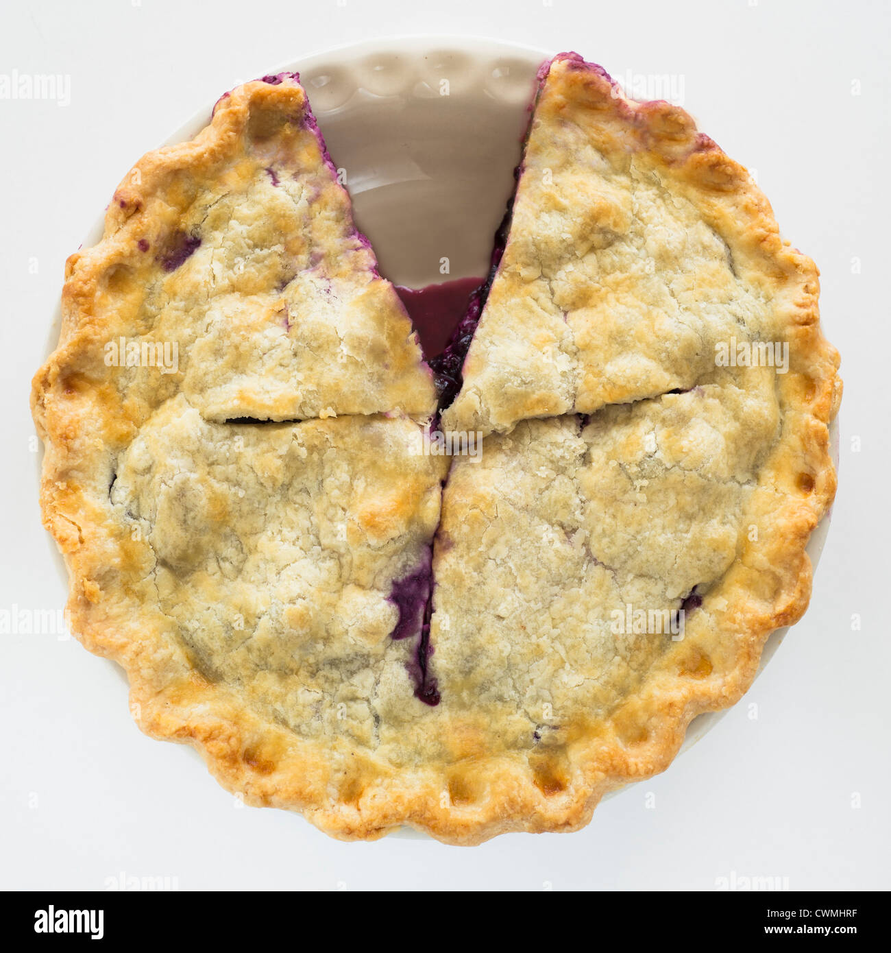 Pie with missing slice Stock Photo - Alamy