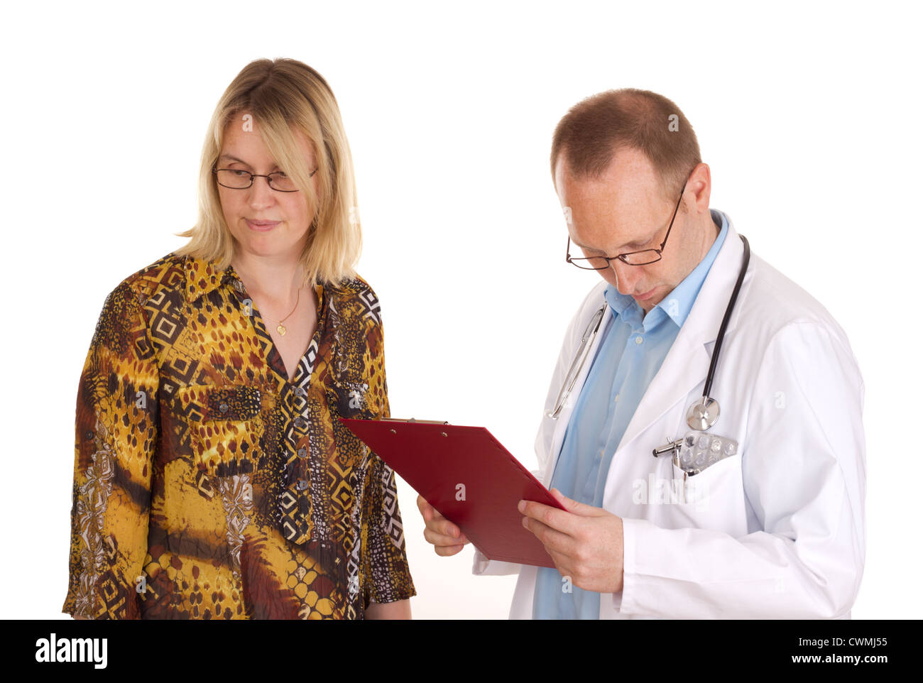 Medical doctor and patient Stock Photo - Alamy