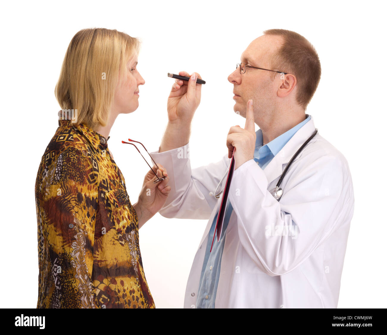 Medical doctor and patient Stock Photo - Alamy