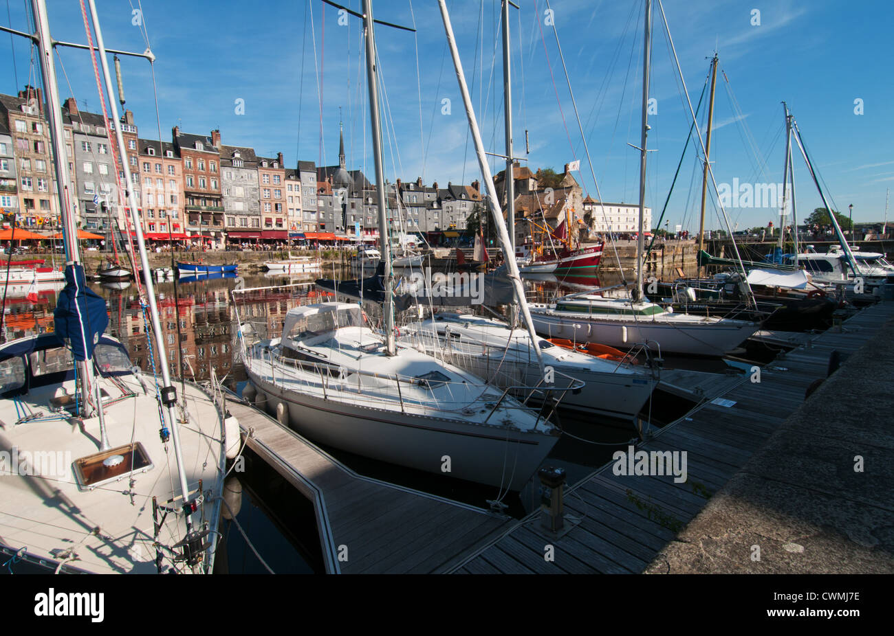 Honfleur Old Dock, Basse-Normandie, France Stock Photo - Alamy