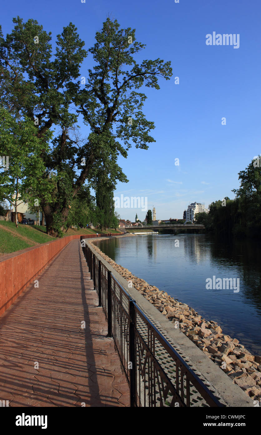 Romania, Oradea, downtown, promenade Stock Photo - Alamy
