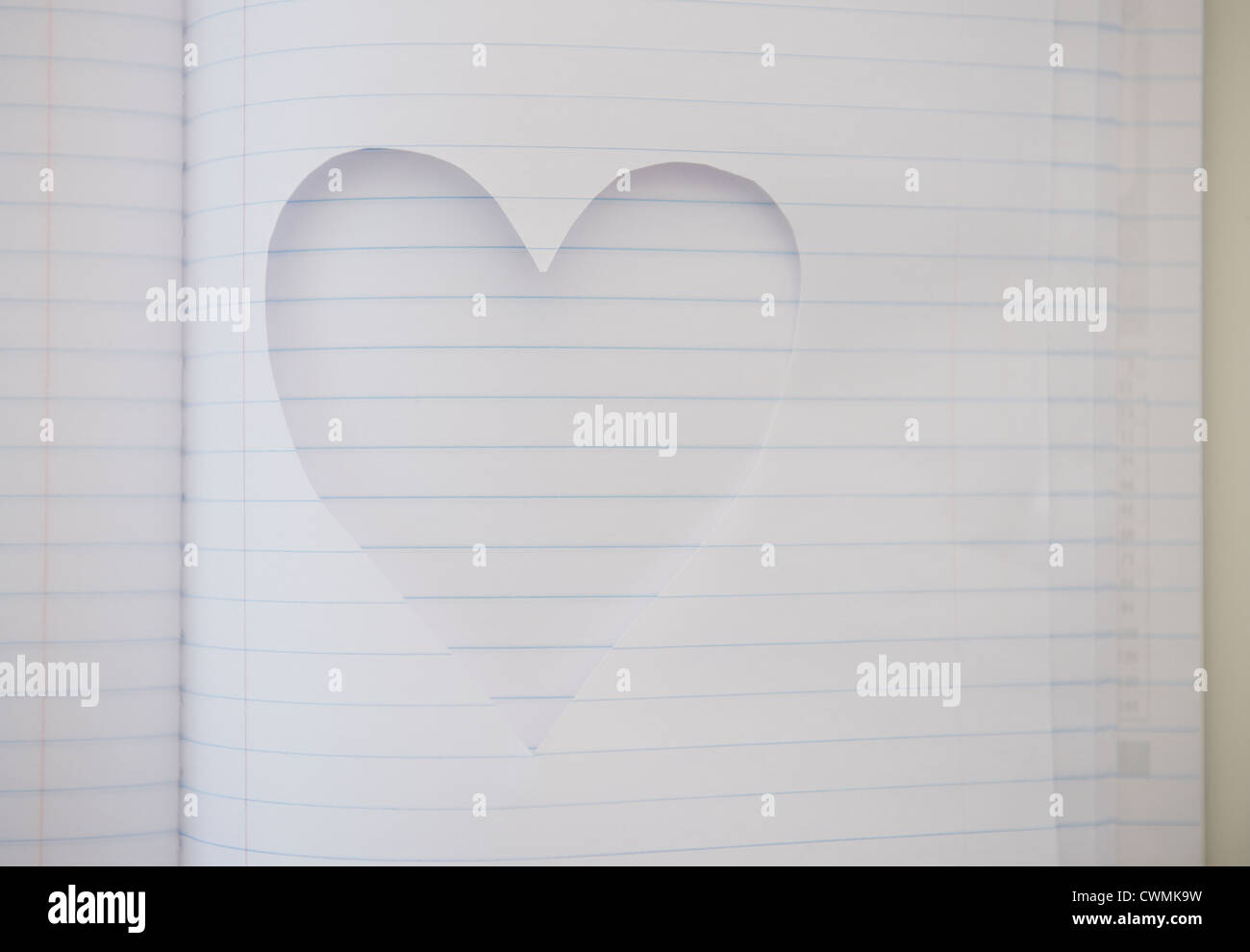 Book cut out above hi-res stock photography and images - Alamy