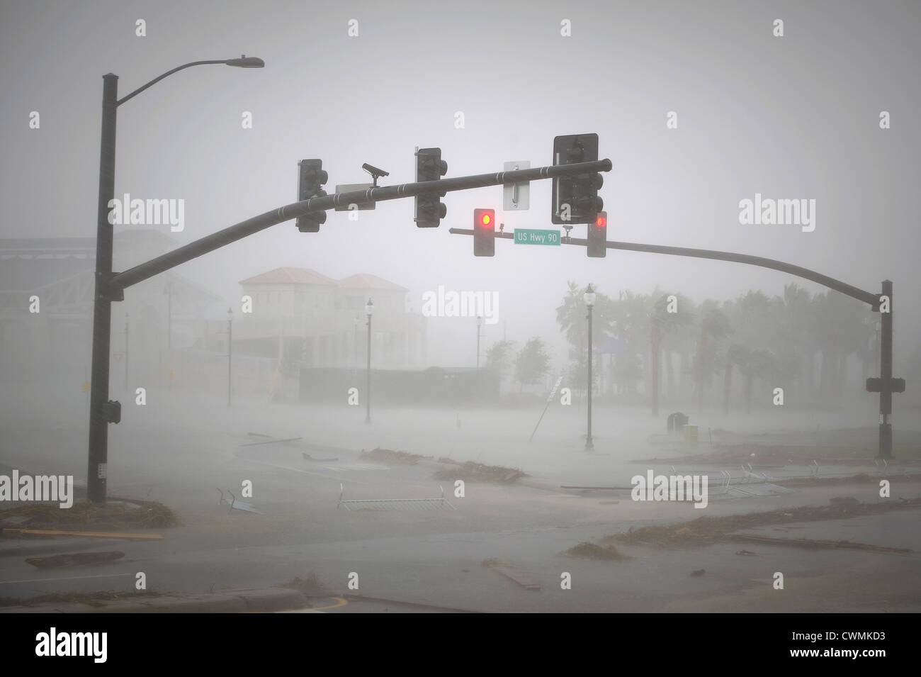 Hurricane Isaac Gulf Port Mississippi USA Stock Photo - Alamy