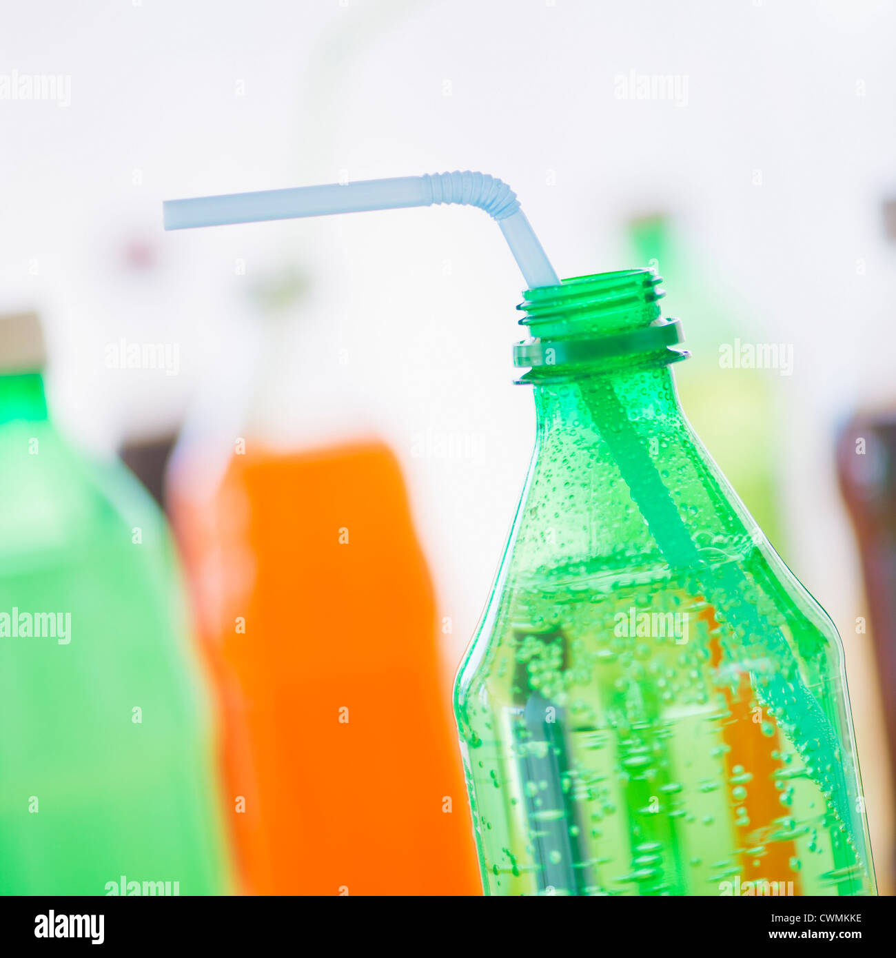 Studio shot of bottles with beverages Stock Photo - Alamy