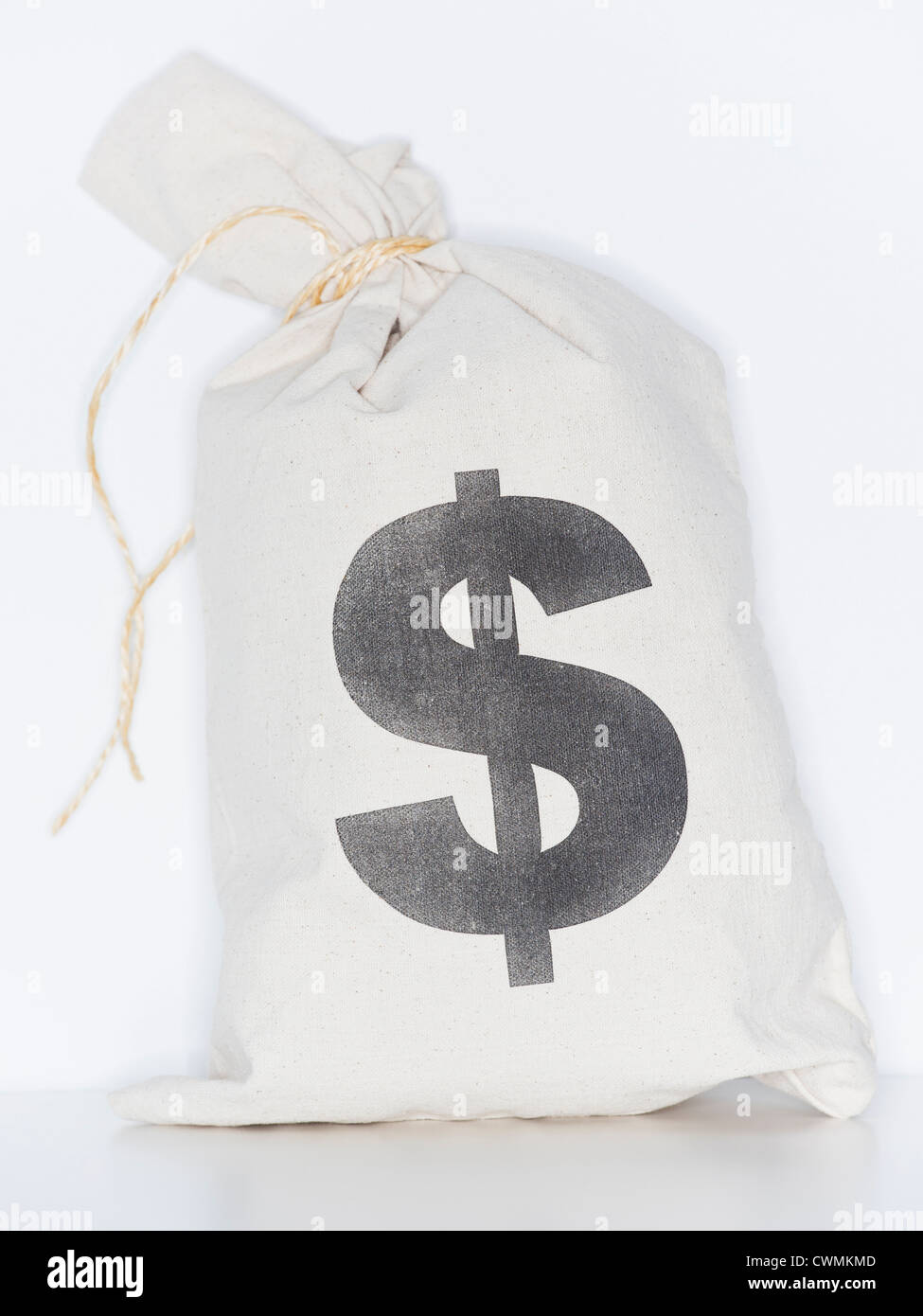 Studio shot of money bag Stock Photo - Alamy
