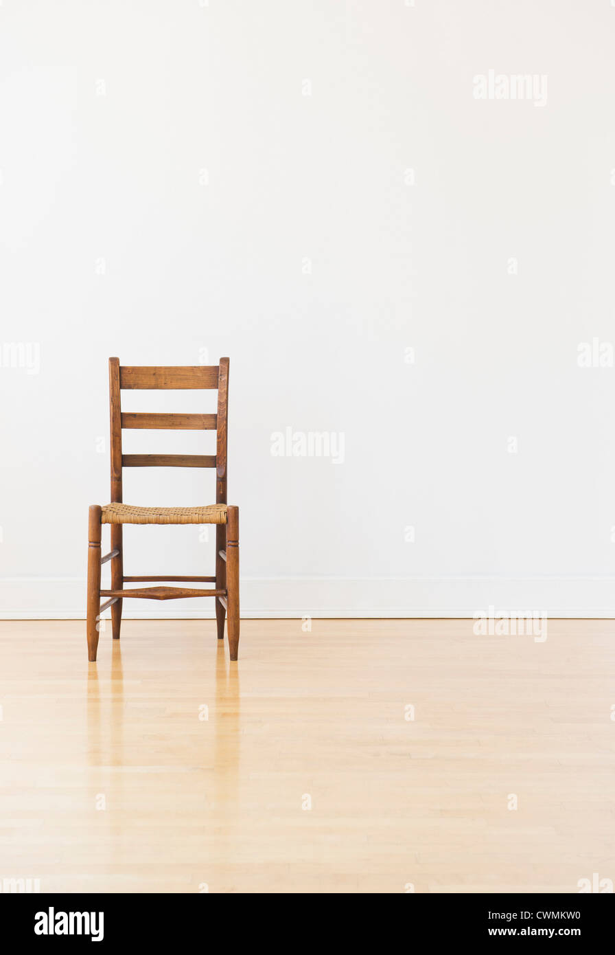Studio shot of old chair Stock Photo - Alamy