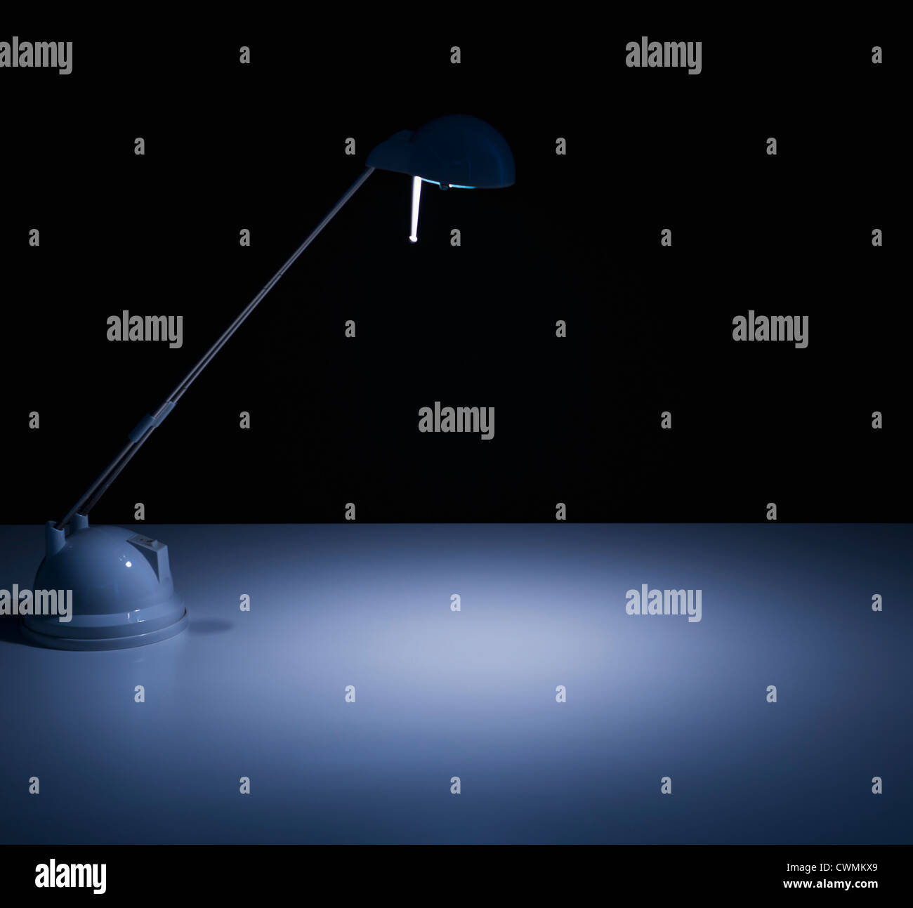 Studio shot of desk lamp Stock Photo - Alamy