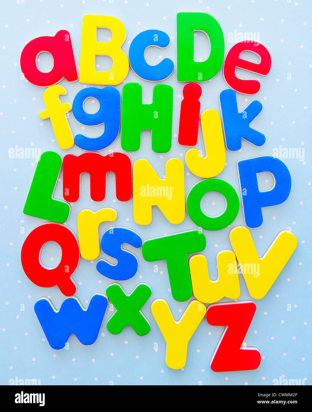 Colorful alphabet letters Stock Photo - Alamy