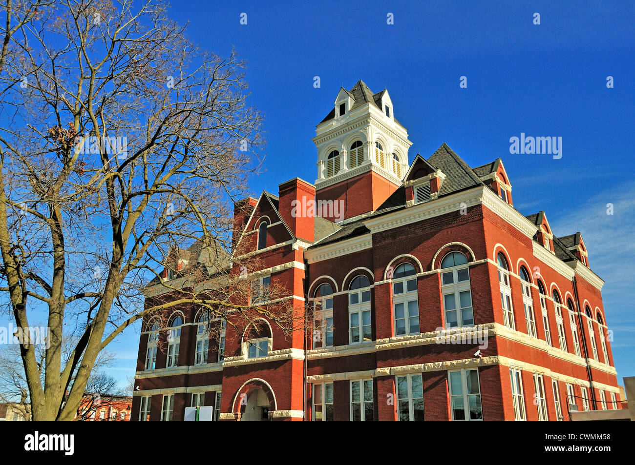 Oregon, Illinois, USA. The Ogle County Courthouse by architect George O ...