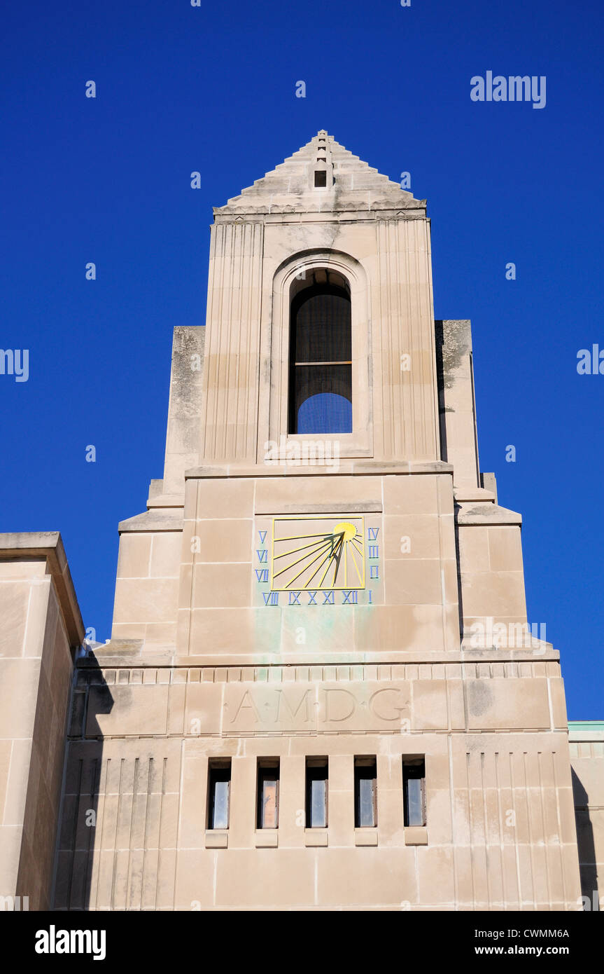 USA Illinois Chicago Tower of E. M. Cudahy Memorial Library Lake Shore ...