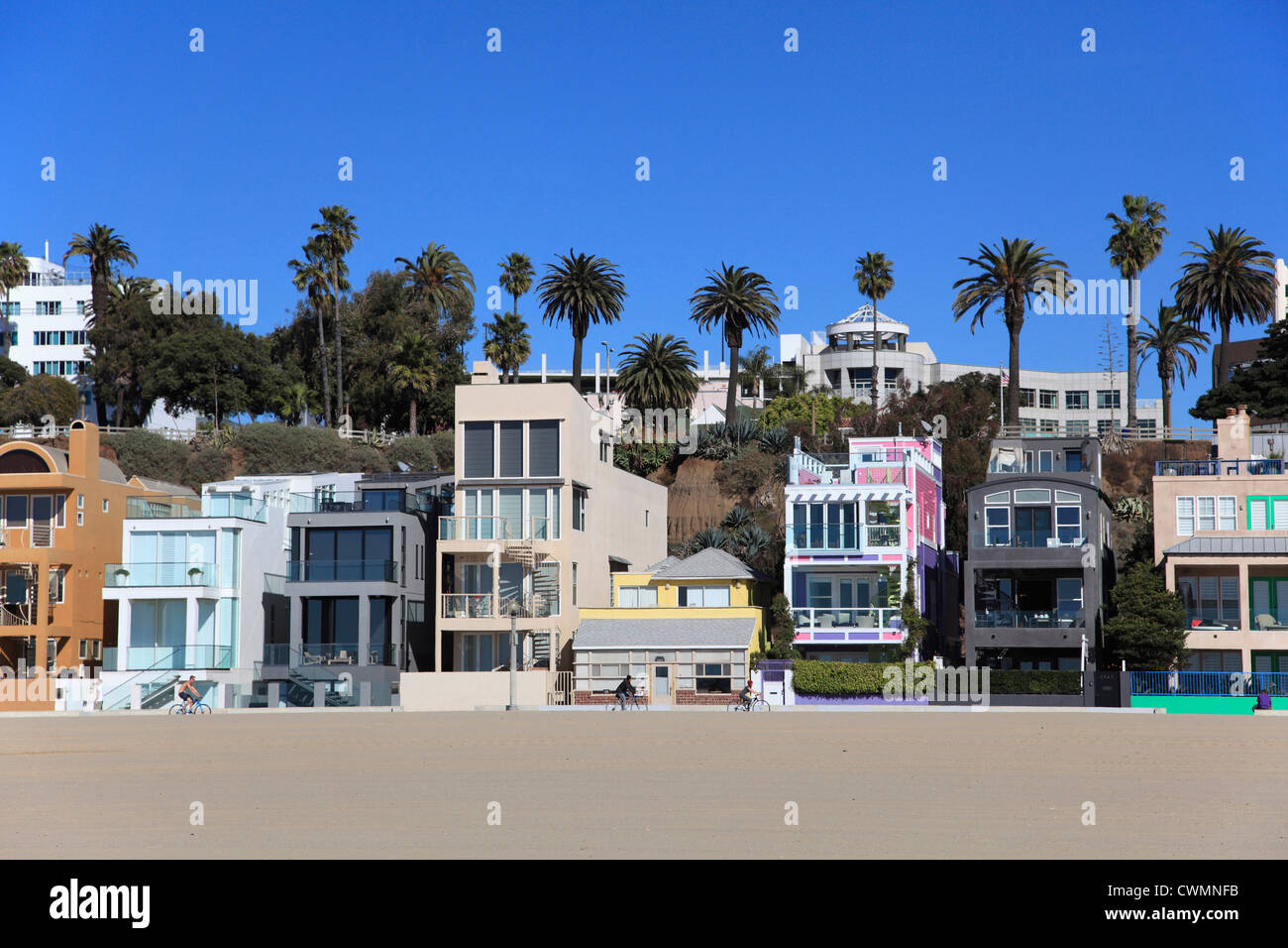 Beach Houses, Beach Houses, Santa Monica, Los Angeles, California, USA ...