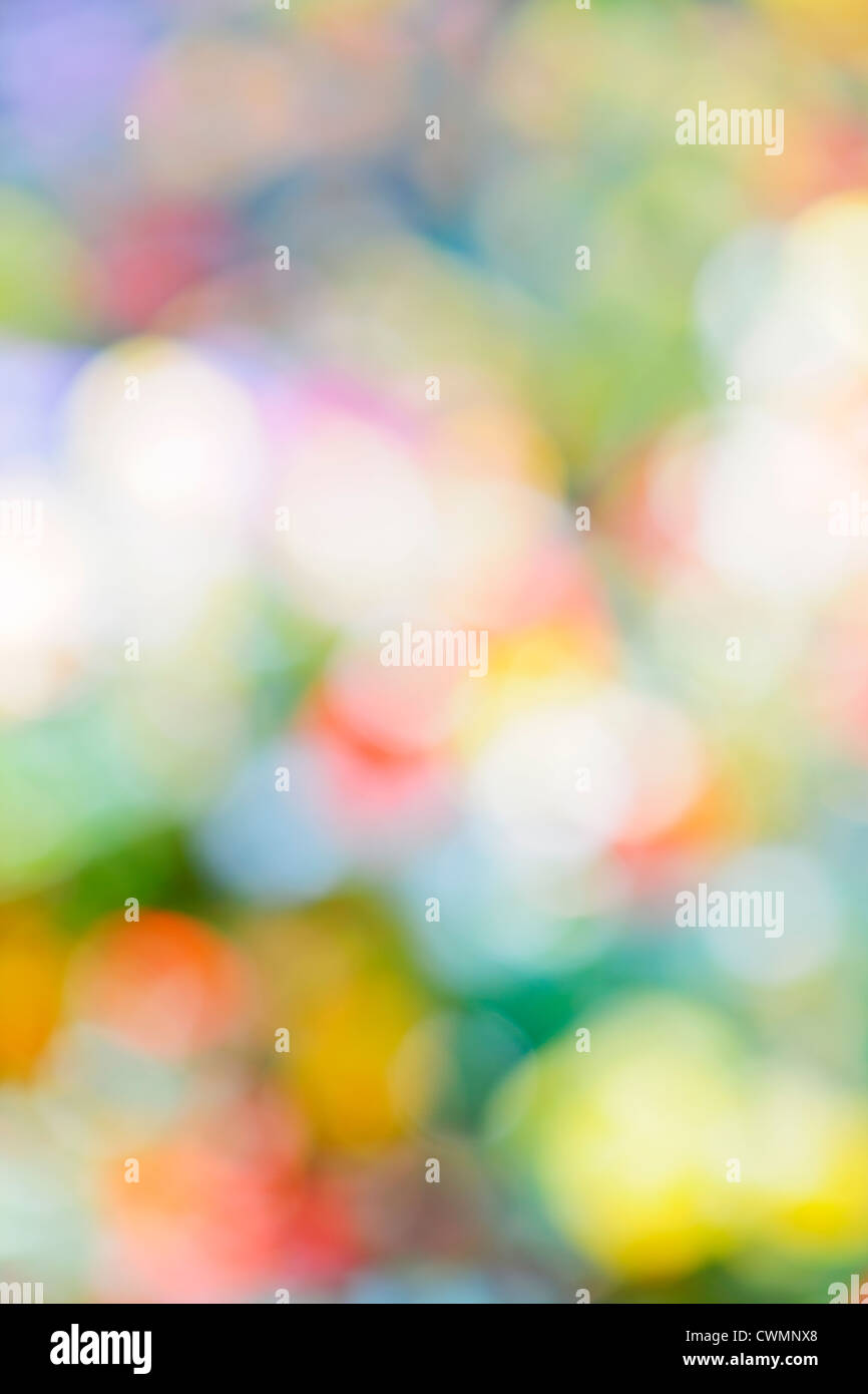 Abstract defocused bokeh background with multiple colors Stock Photo ...