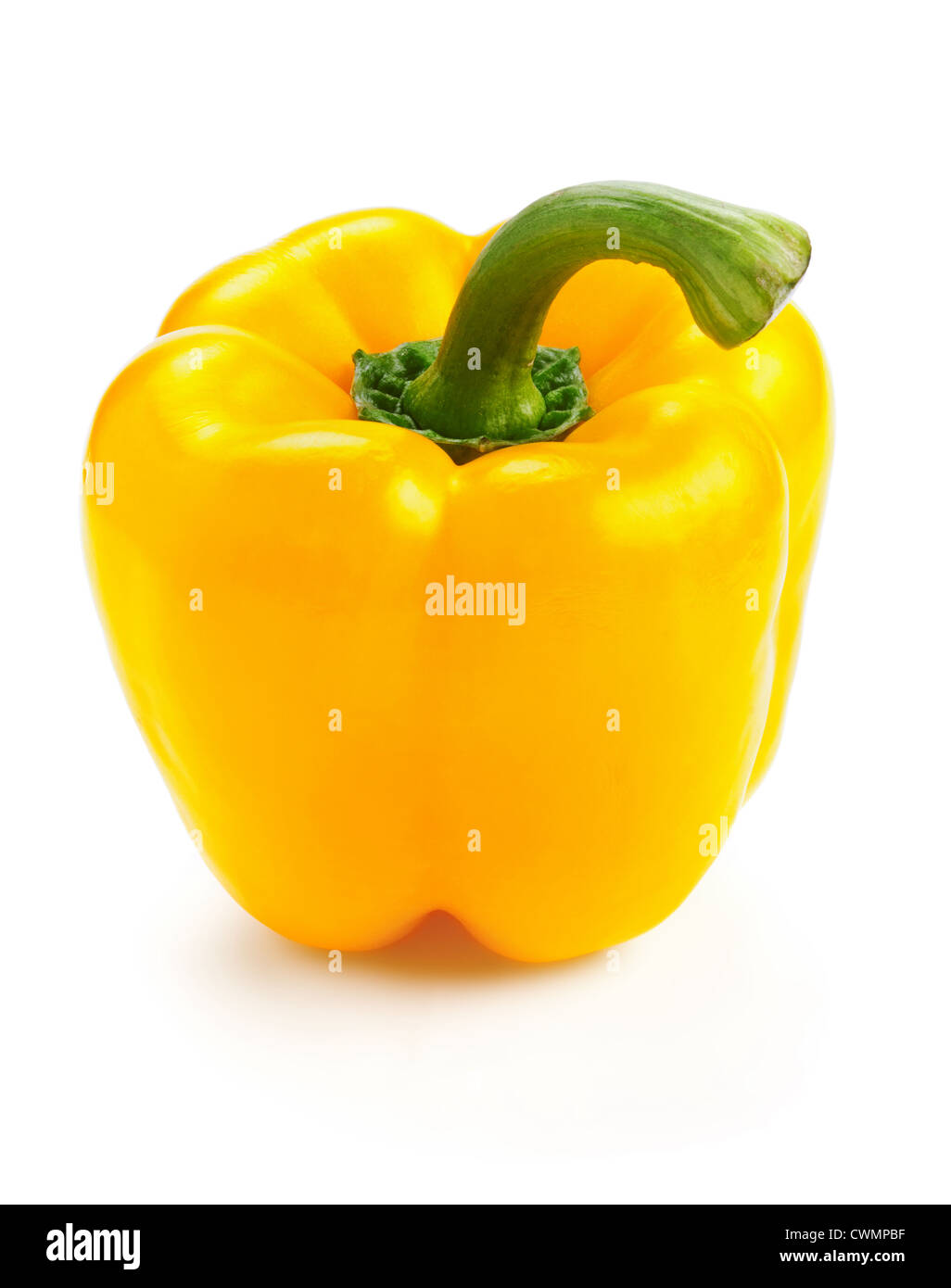 fresh bell pepper isolated on white background Stock Photo - Alamy