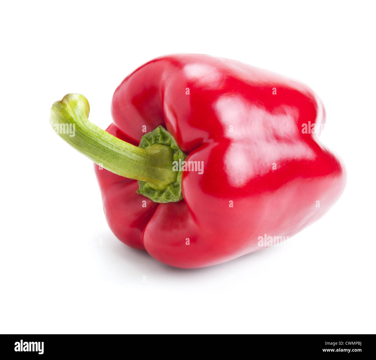 fresh bell pepper isolated on white background Stock Photo - Alamy
