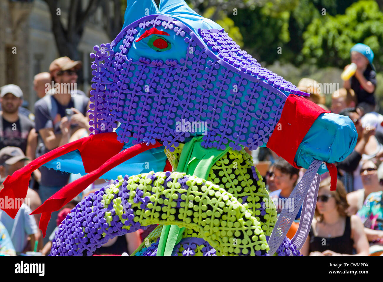 The 2012 Summer Solstice Parade in "Santa Barbara", California Stock ...