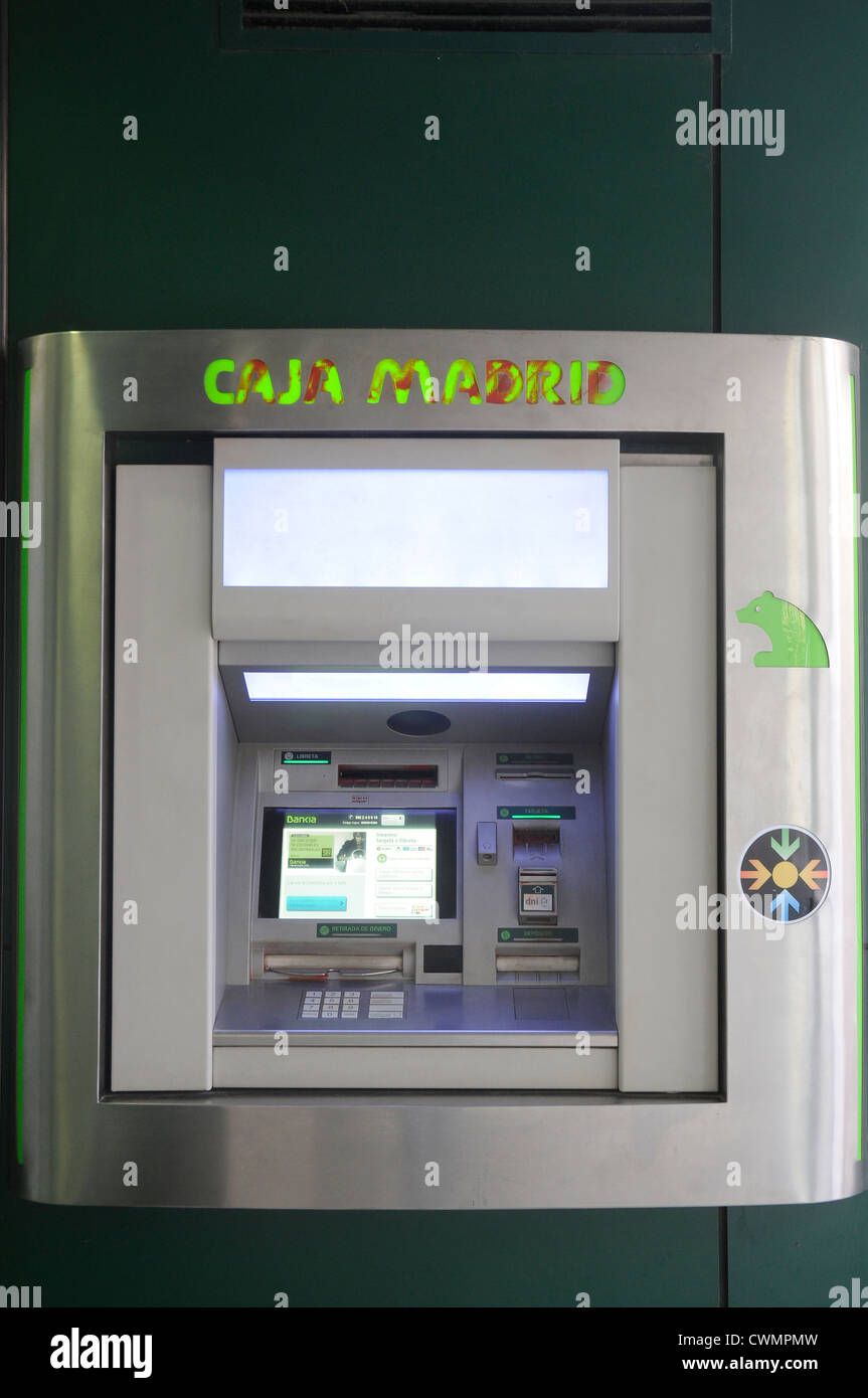 Caja Madrid Spanish bank now called BANKIA Stock Photo - Alamy