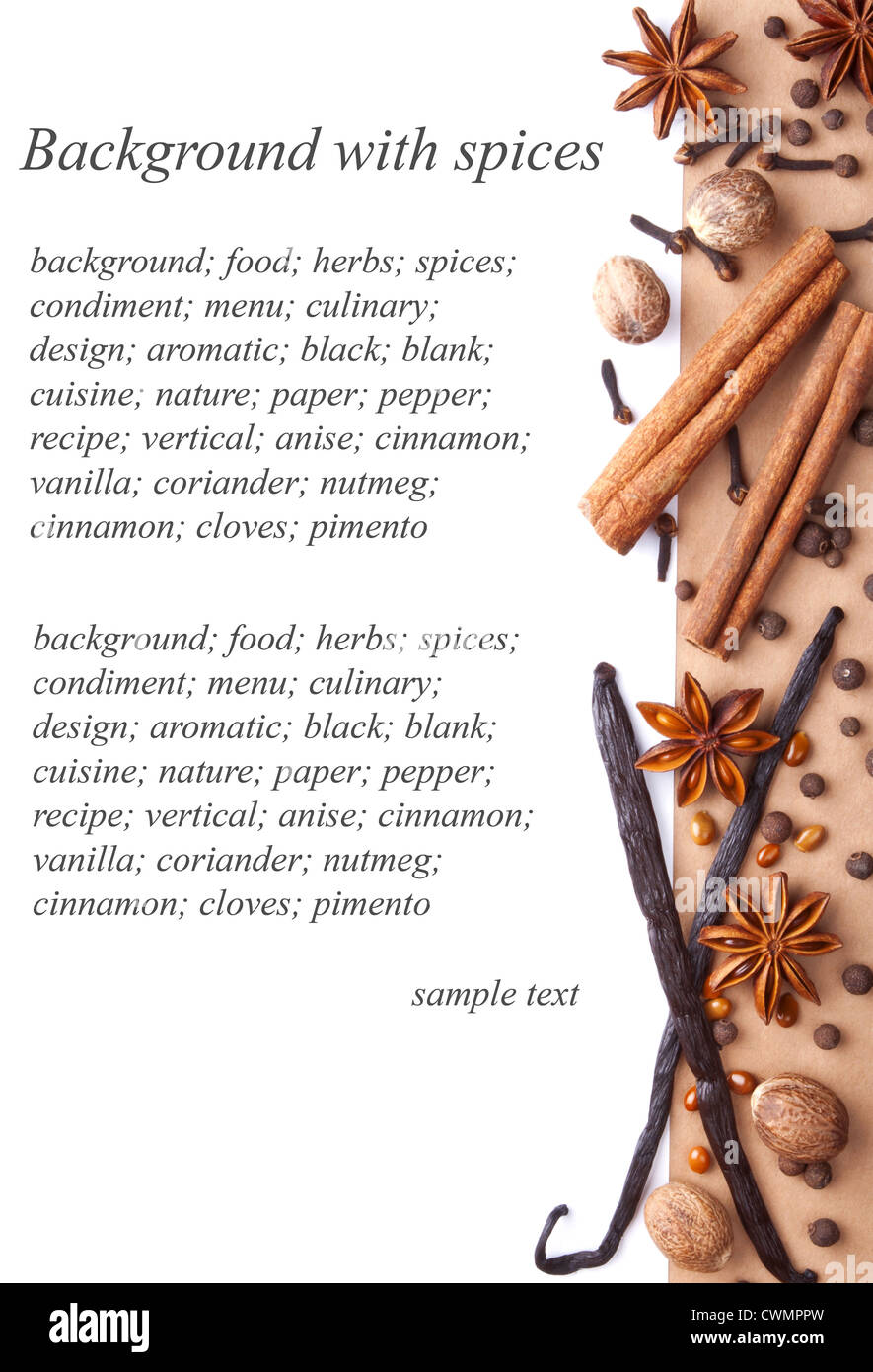 Black nutmeg white pepper spices hi-res stock photography and images ...