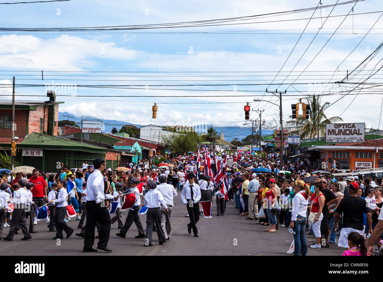 Costa rica independence day parade hi-res stock photography and images ...
