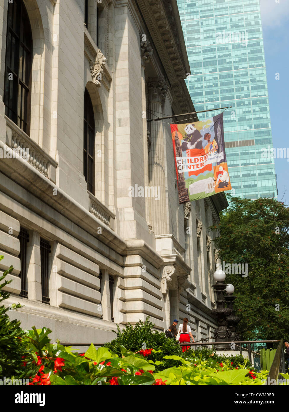 Children's Center Banner, New York Public Library, 42nd Street, NYC ...