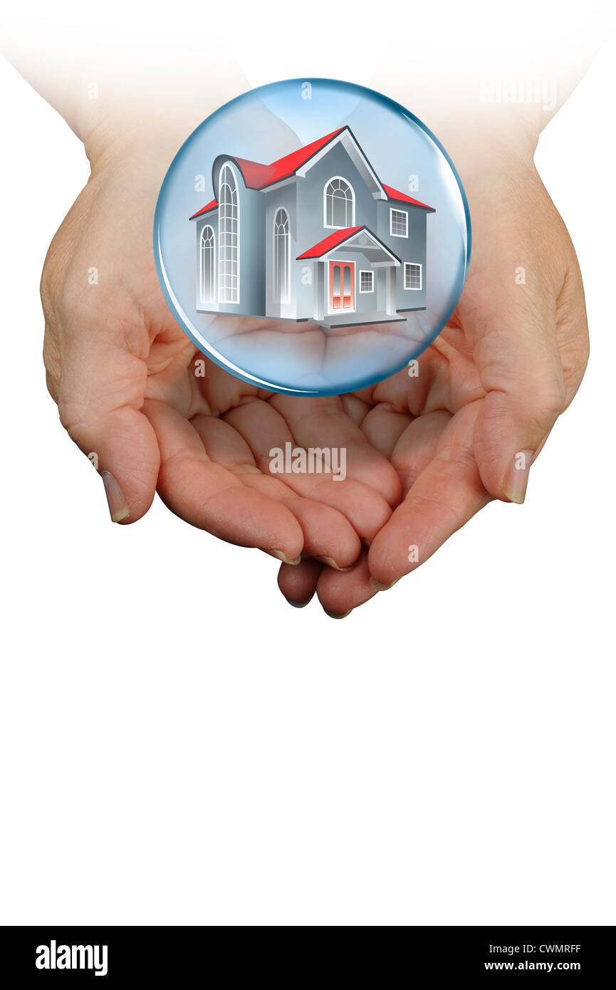 Hands up hold up Cut Out Stock Images & Pictures - Alamy