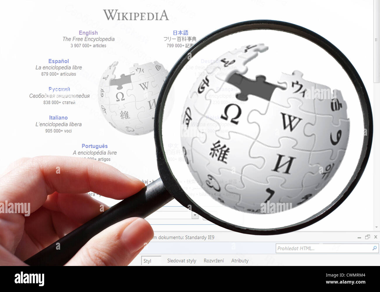 Page in encyclopedia hi-res stock photography and images - Alamy