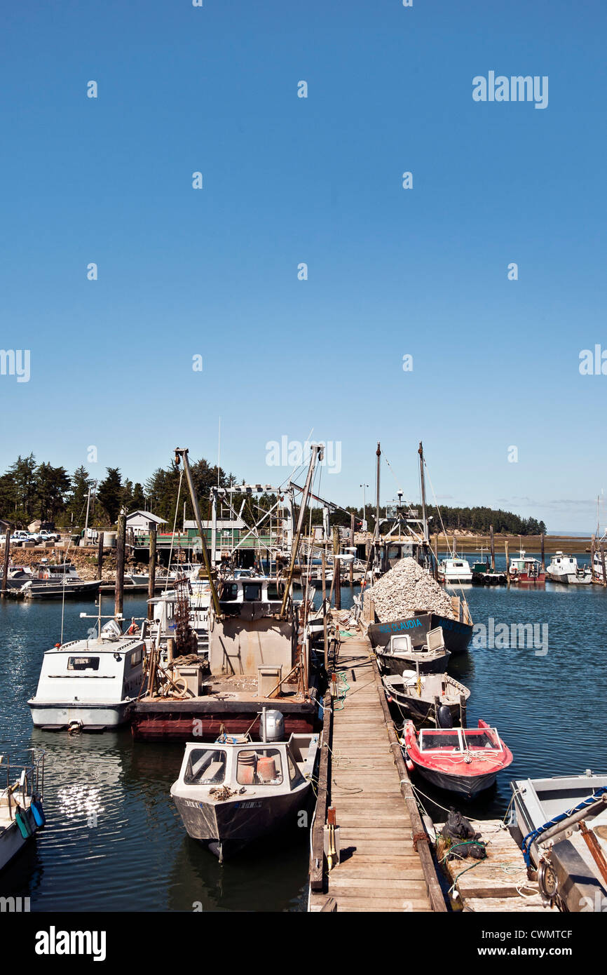 Long beach peninsula willipa bay pacific northwest washington state us ...