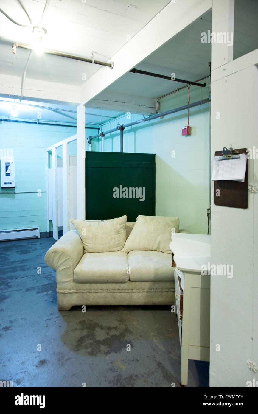 vintage ladies rest room for women cannery workers restored for use by ...