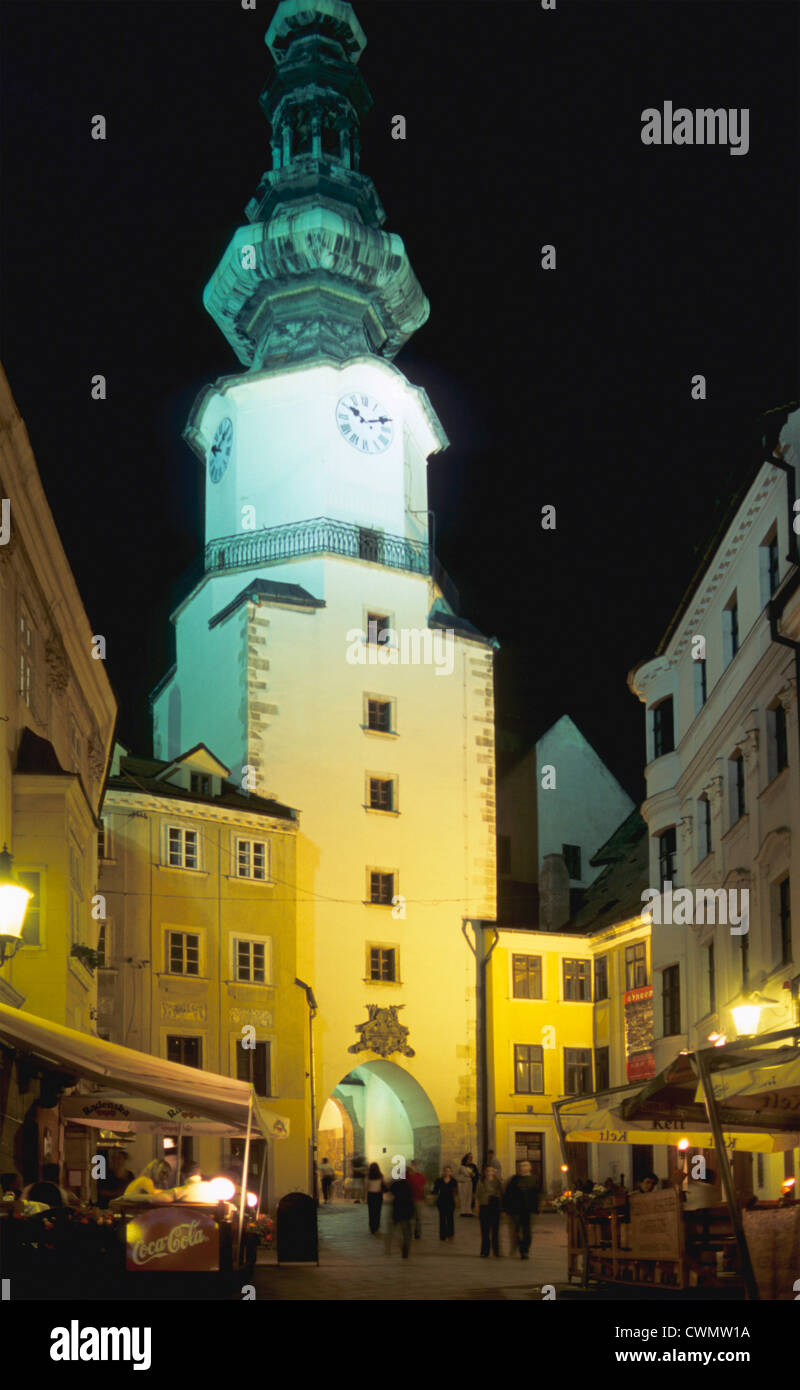 Slovakia Bratislava St Michael Tower Stock Photo - Alamy