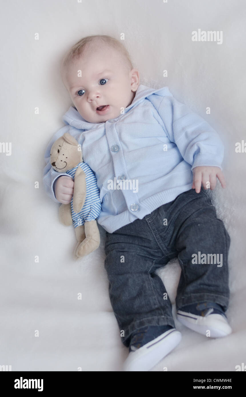 Baby teddy boy hi-res stock photography and images - Alamy