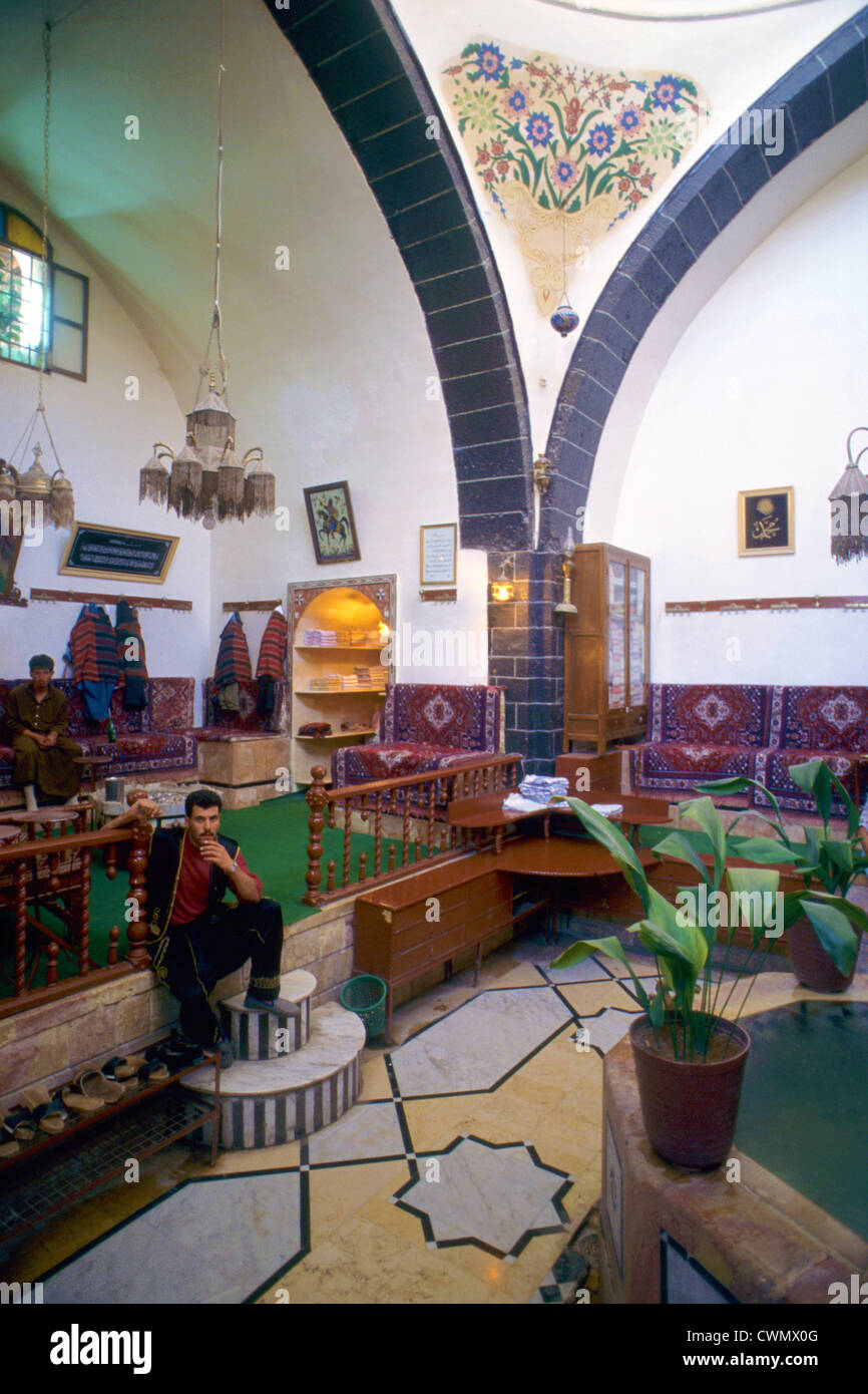 Syria, Damascus, Hammam Nureddin bath interior Stock Photo - Alamy