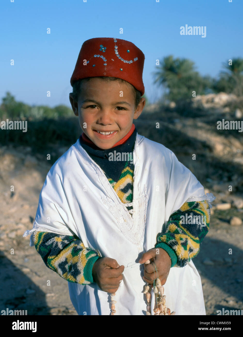 Tunisia Jerba boy Stock Photo - Alamy