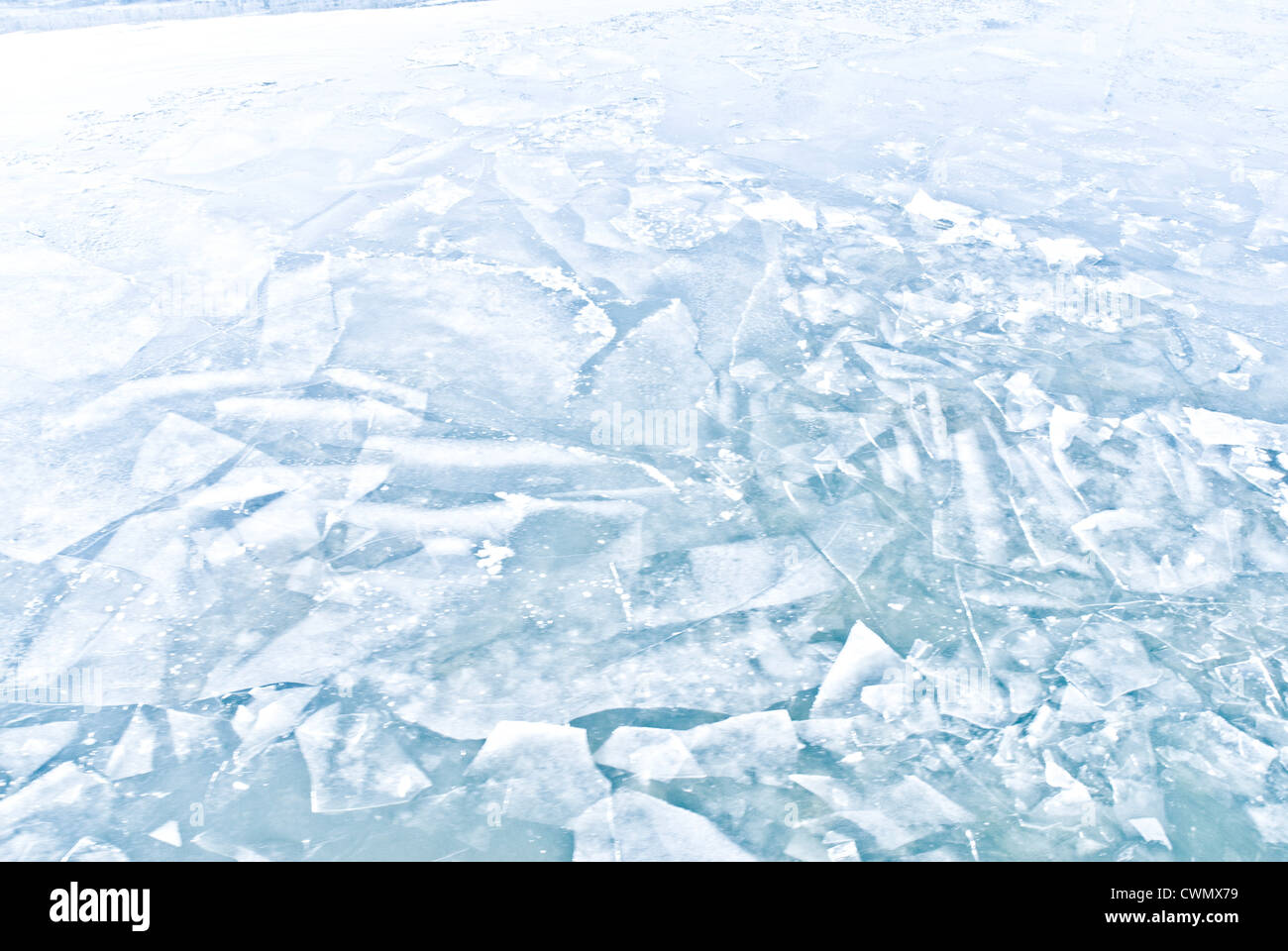 Germany, Close-up of broken ice Stock Photo - Alamy