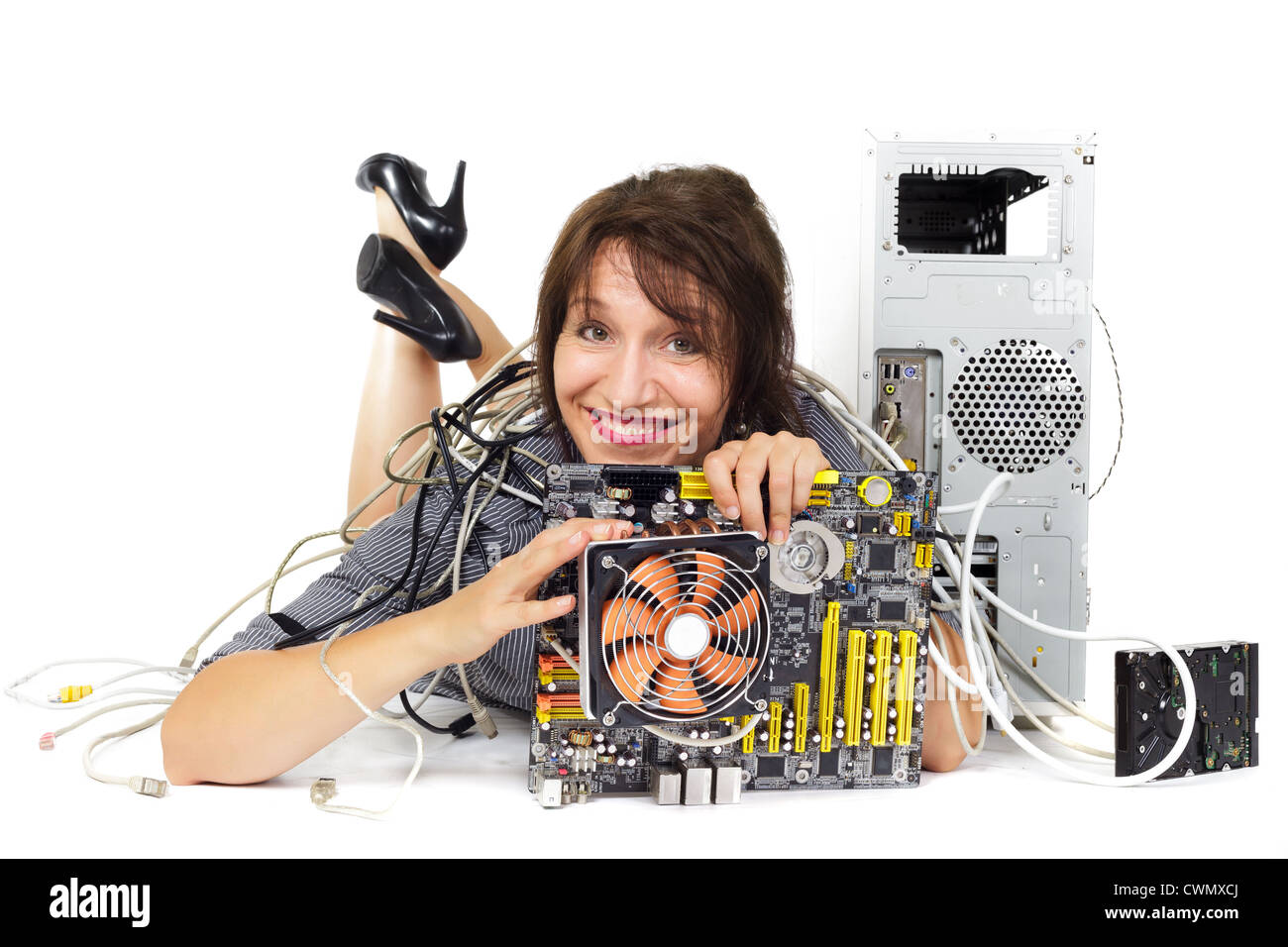 Office happy sad Cut Out Stock Images & Pictures - Alamy