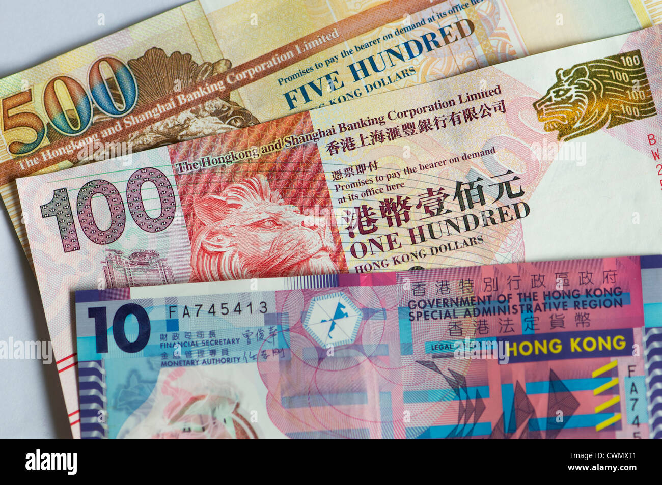 Hong Kong Dollar Stock Photo - Alamy