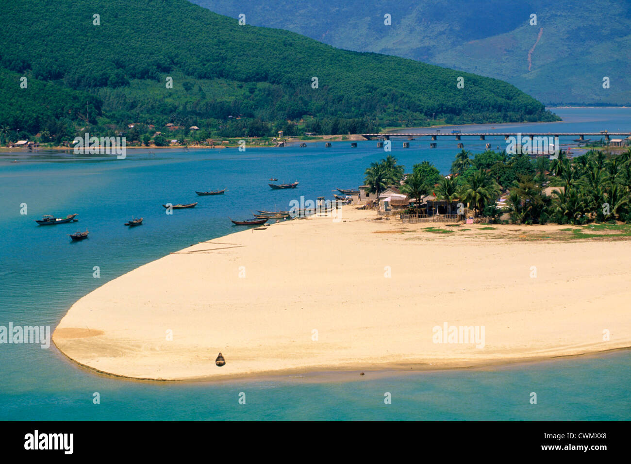 Vietnam Lang Co Island beach Stock Photo - Alamy