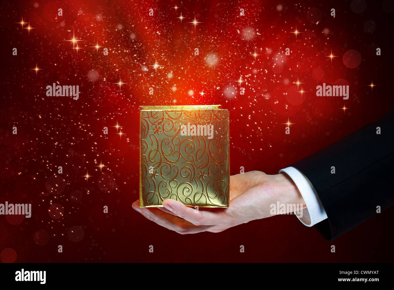 Stars gold magic surprise hi-res stock photography and images - Alamy