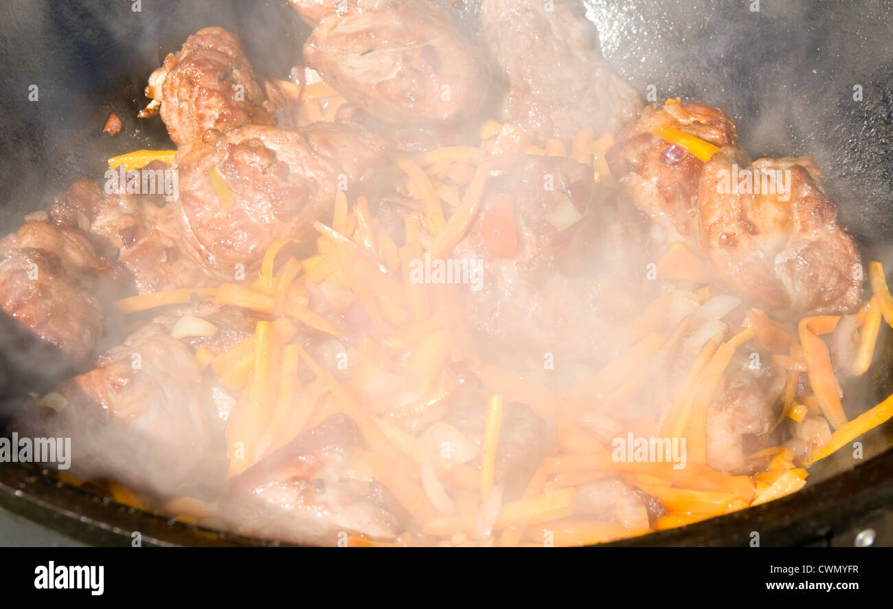 National dish pilaf Stock Photo - Alamy